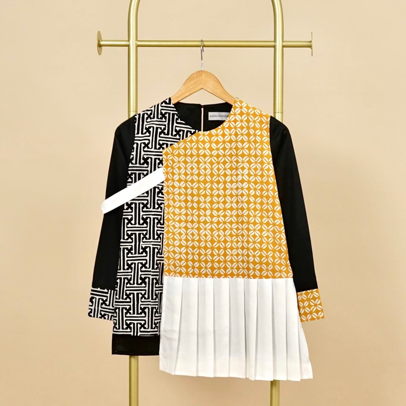 Jual Batik atasan lucu dan unik A0550 Hitam | Shopee Indonesia