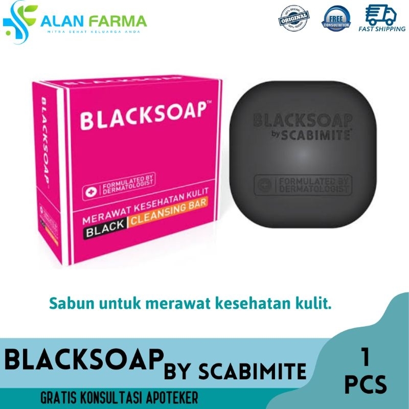 Jual Blacksoap by Scabimite | Black Soap | Sabun Blacksoap | Shopee ...