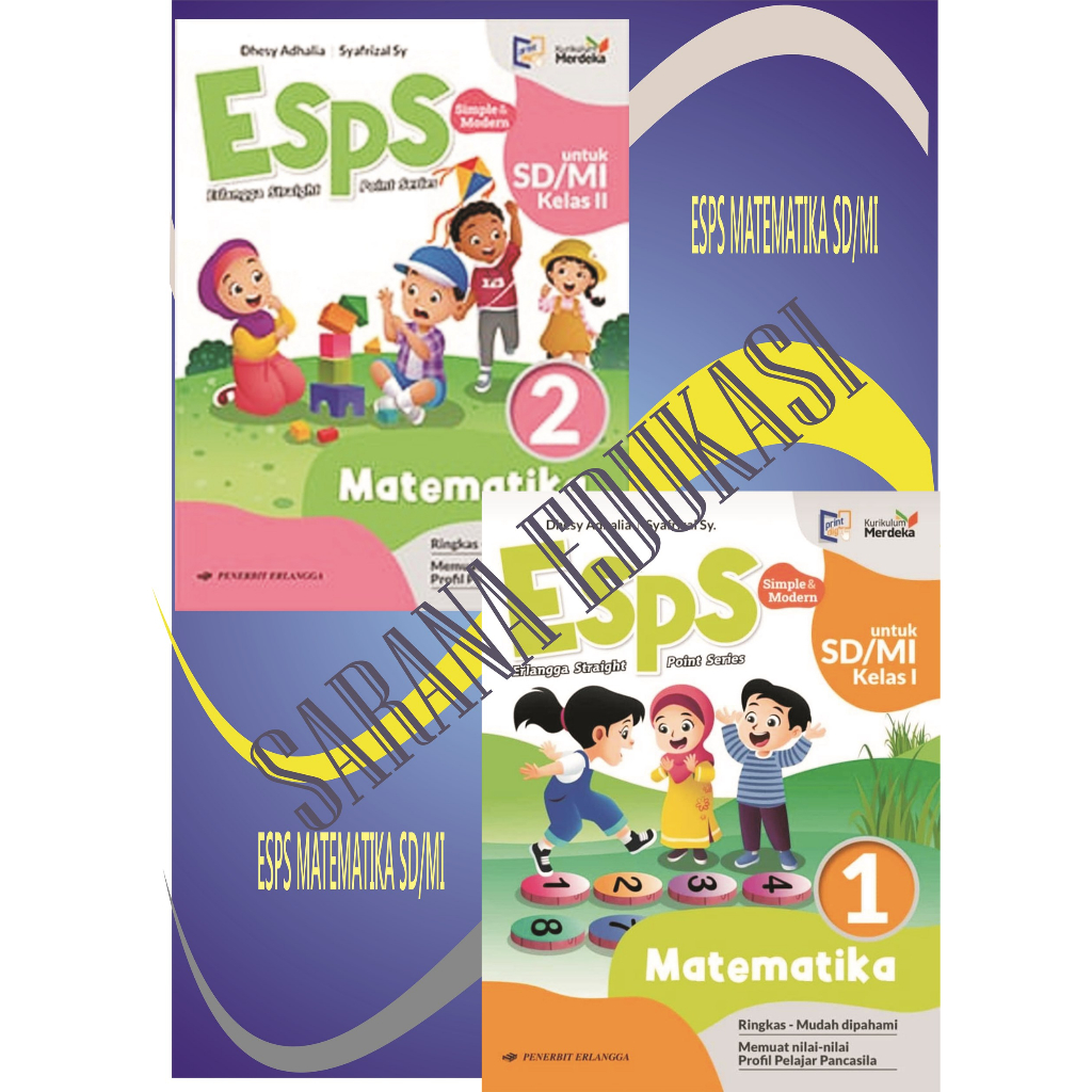 Jual ESPS MATEMATIKA SD/MI KURIKULUM MERDEKA PENERBIT ERLANGGA | Shopee Indonesia