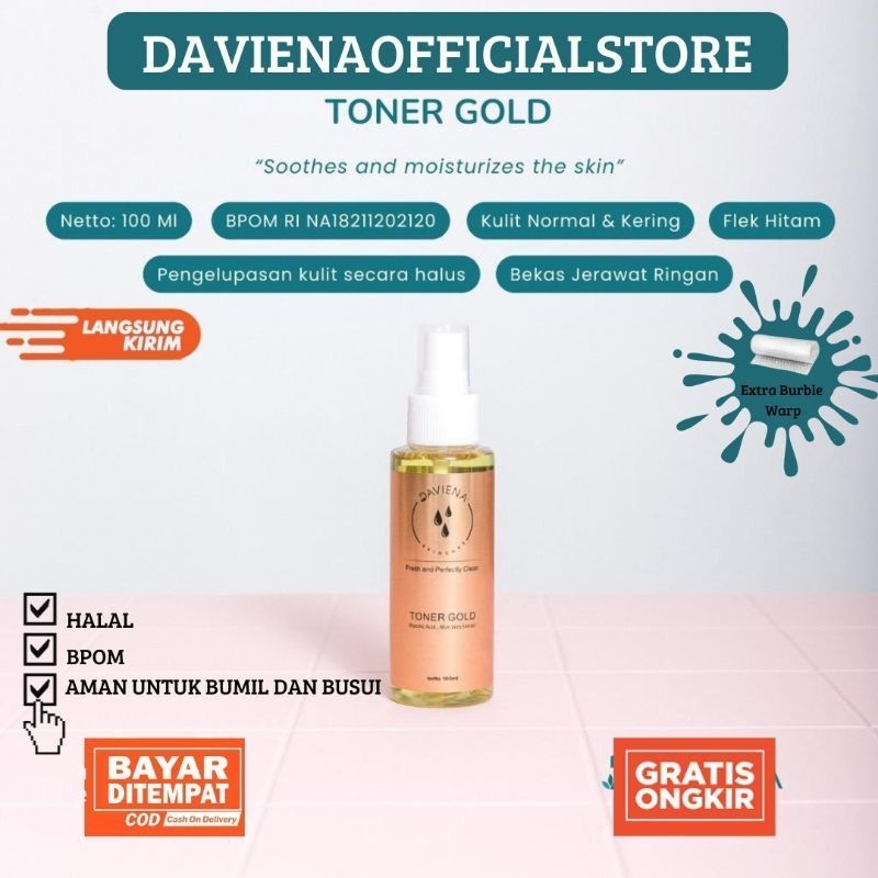 Jual PAKET WAJAH DAVIENA GOLD SKINCARE ORIGINAL DISTRIBUTOR DAVIENA ...