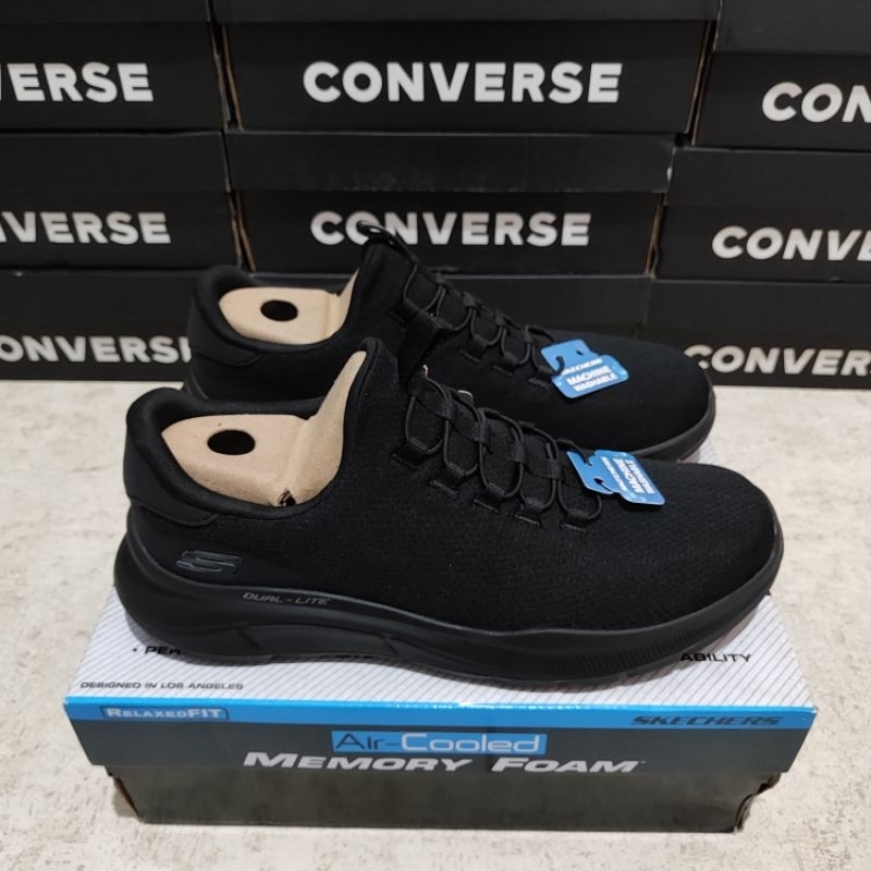 Jual Skechers EQUALIZER 5.0-LEMBA Men's - Black | Shopee Indonesia