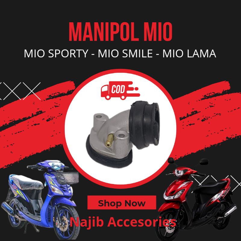 Jual Manipul Manipol Intake Manifold Mio Sporty Mio Smile Mio Lama ...
