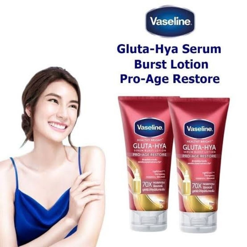 Jual Vaseline Gluta-Hya Pro-Age Restore ORI THAILAND 170ML | Shopee ...