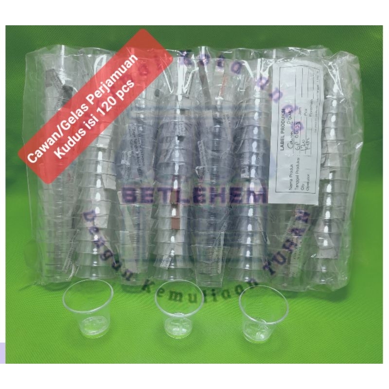 Jual Cawan Perjamuan/ Gelas Perjamuan Kudus isi 120 pcs | Shopee Indonesia