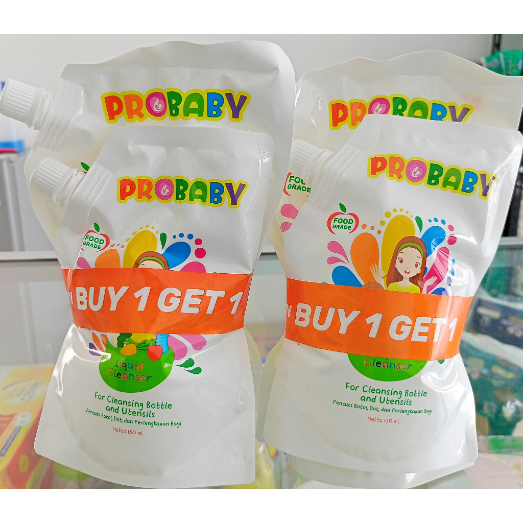 Jual PROBABY Liquid Cleanser 450ml | BELI 1 450ML GRATIS 1 150ML ...
