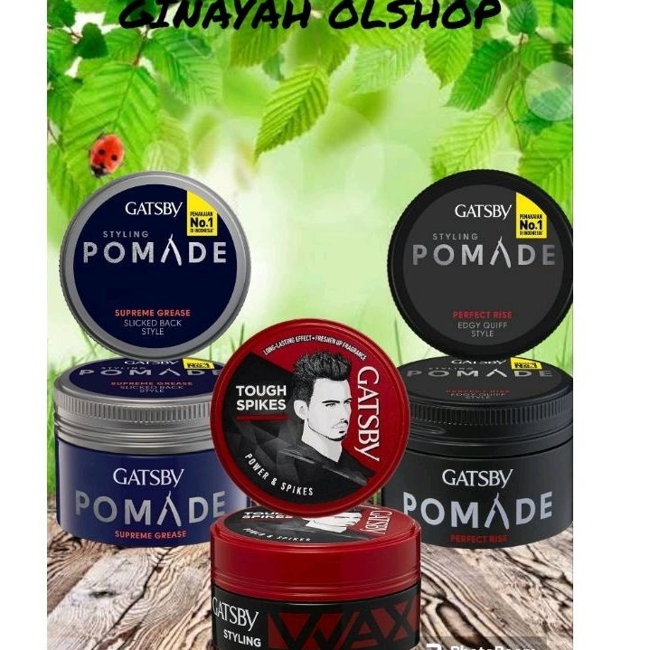 Jual GATSBY STYLING WAX (NEW) POWER & SPIKES || GATSBY STYLING POMADE ...