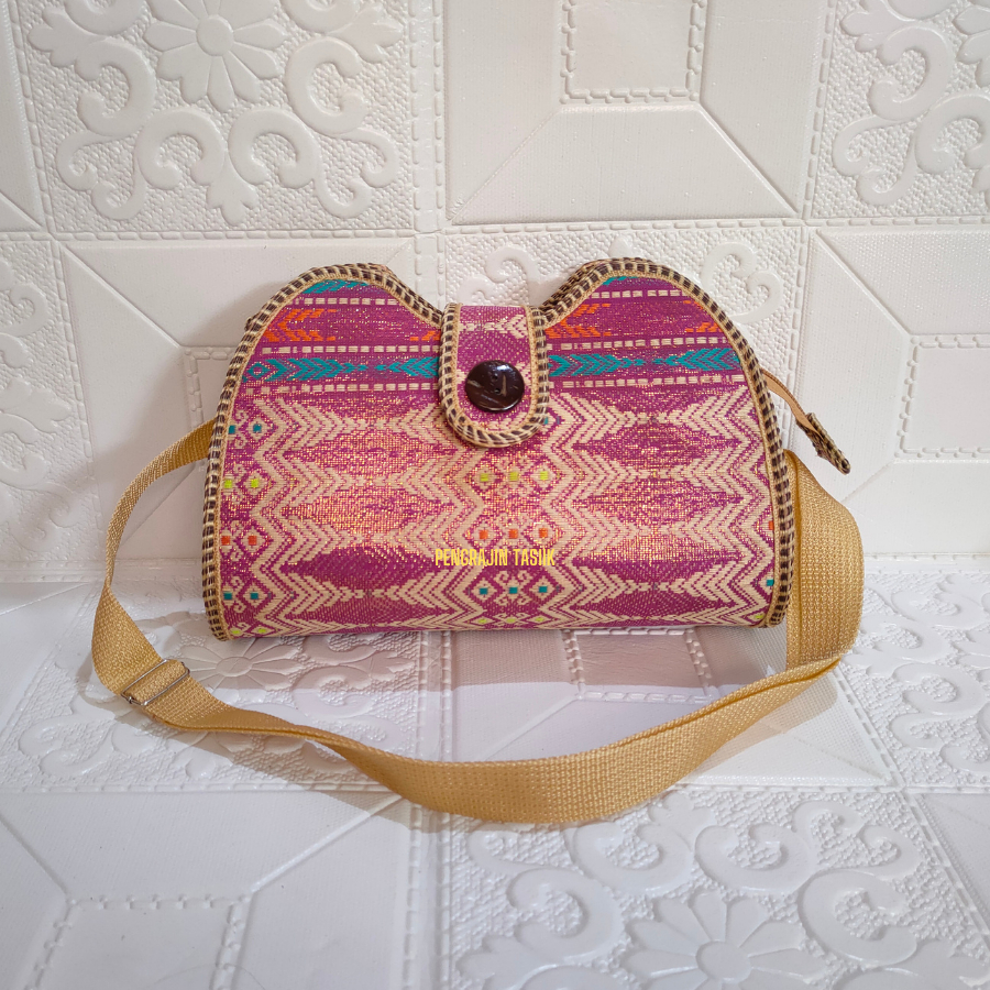 Jual Tas Selempang Wanita Tas Songket Kecil Model Gelombang | Shopee ...