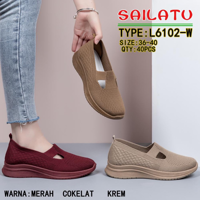 Jual SEPATU SAILATU RAJUT FULLCOLOUR BESTSELLER TYPE L | Shopee Indonesia
