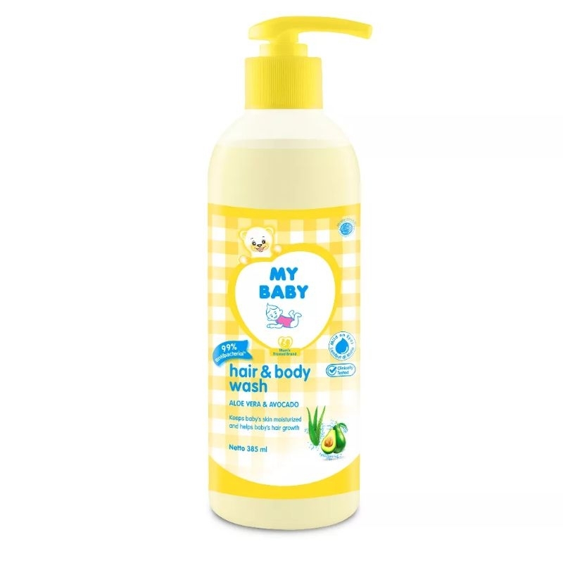 Jual My baby hair and body wash pupm 300 ml / botol 200 ml | Shopee ...