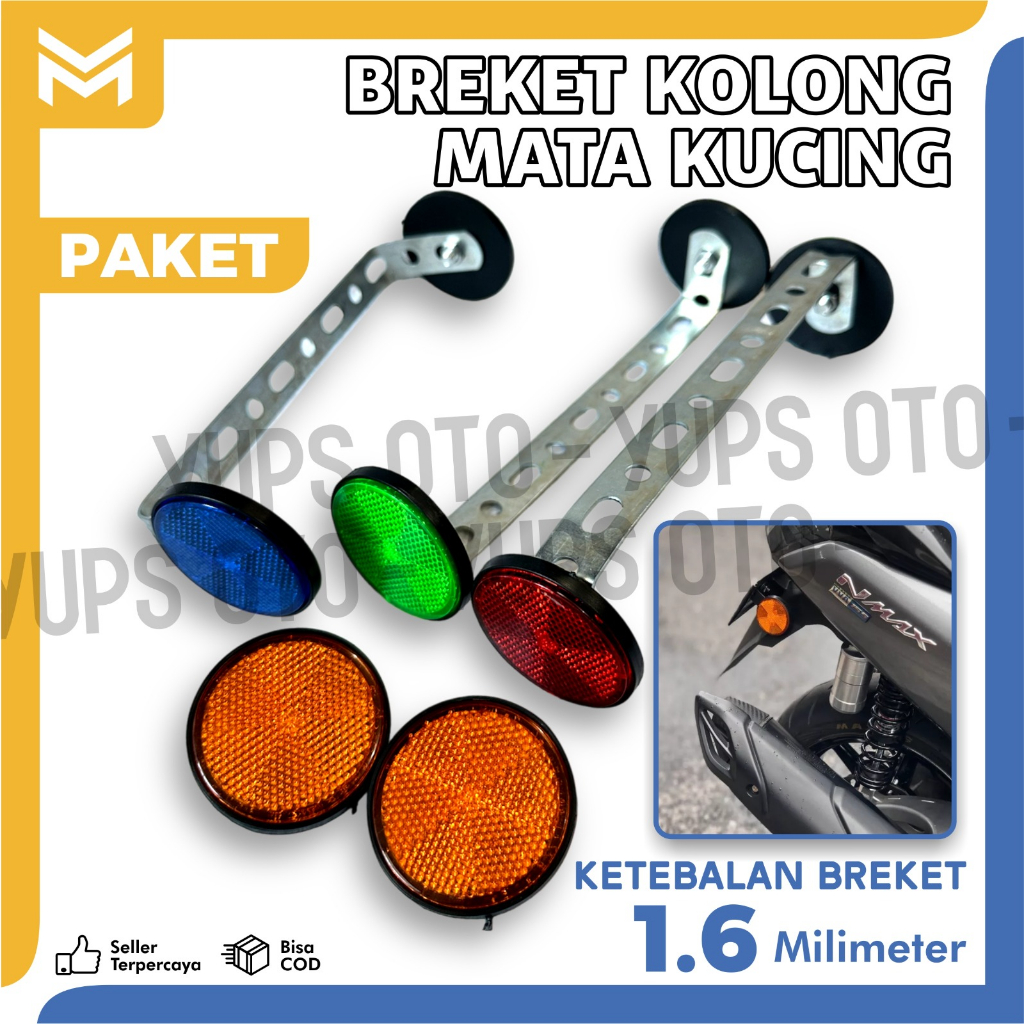 Jual PAKET BRACKET BESI BRAKET PLAT BREKET BOLONG TEBAL 1.6MM + PLASTIC ...