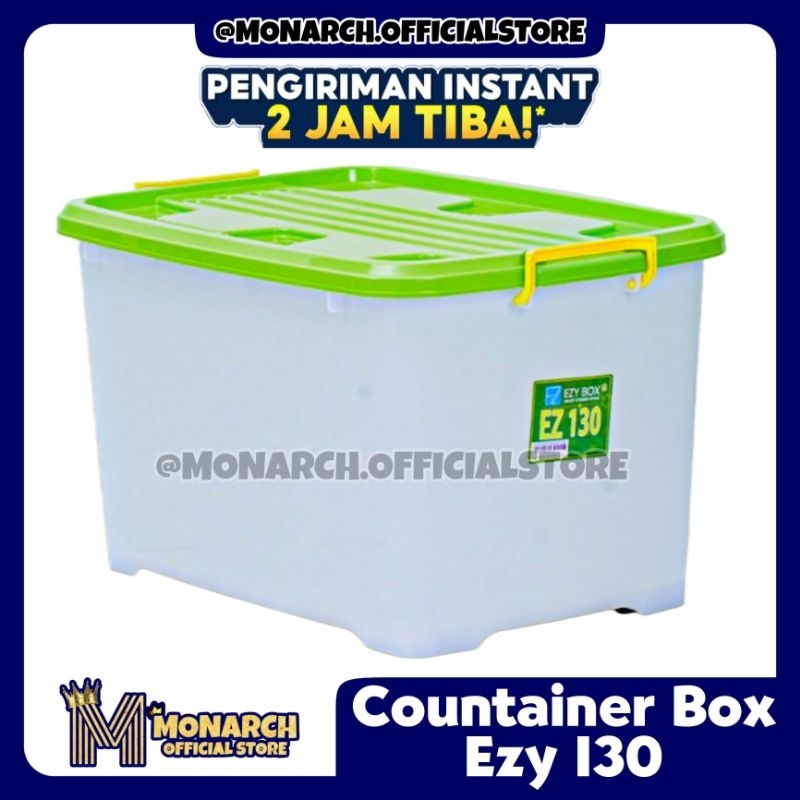 Jual [INSTANT] CONTAINER BOX BESAR EZY CB 130 TEMPAT PENYIMPANAN 130 LITER PALEMBANG | Shopee ...