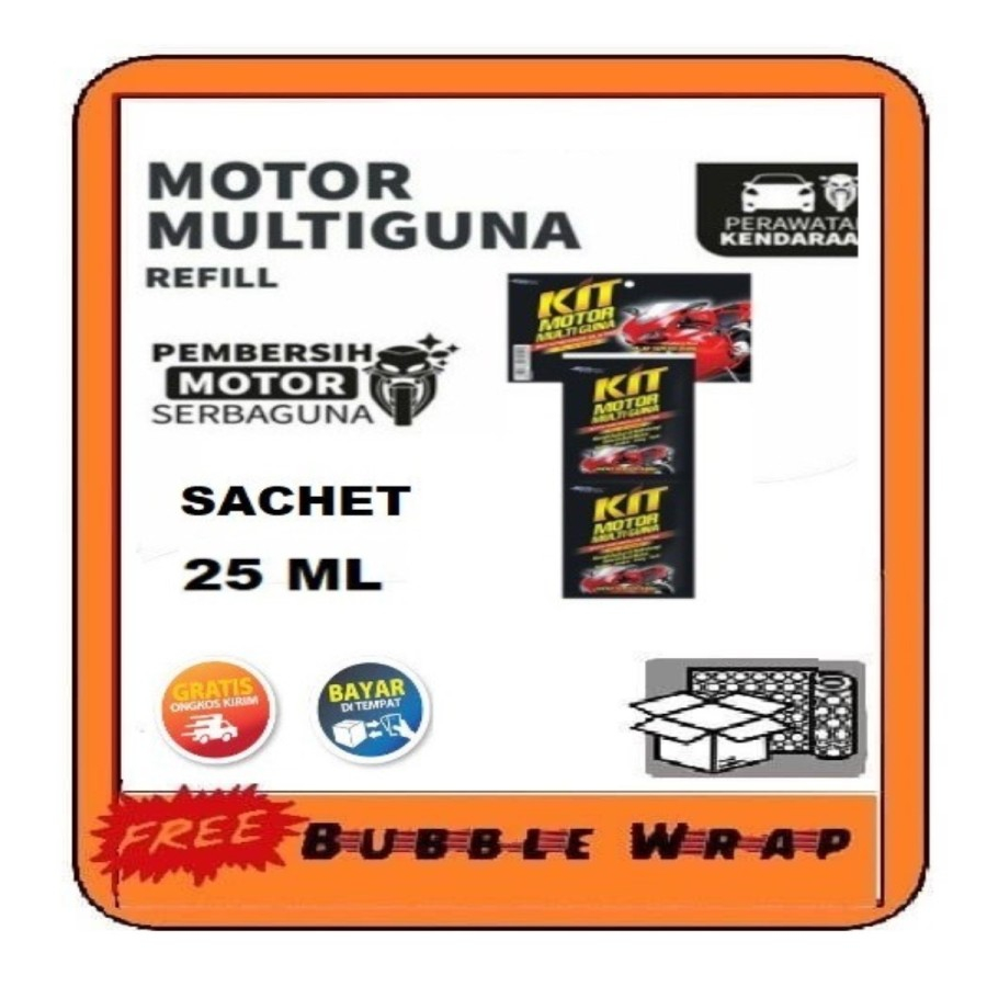Jual KIT PENGKILAP BODY MOTOR MOBIL KIT MULTIGUNA SACHET 25 ML | Shopee ...