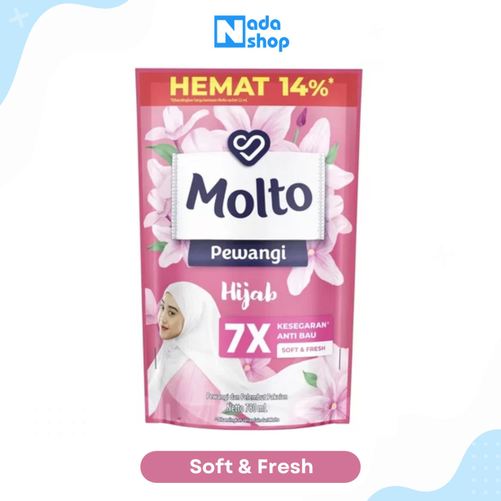 Jual Molto Pelembut dan Pewangi Pakaian Softener Floral Shower - 780ml | Shopee Indonesia