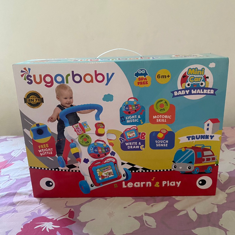 Jual Sugar Baby Mini Car Push Walker - Baby Walker | Shopee Indonesia