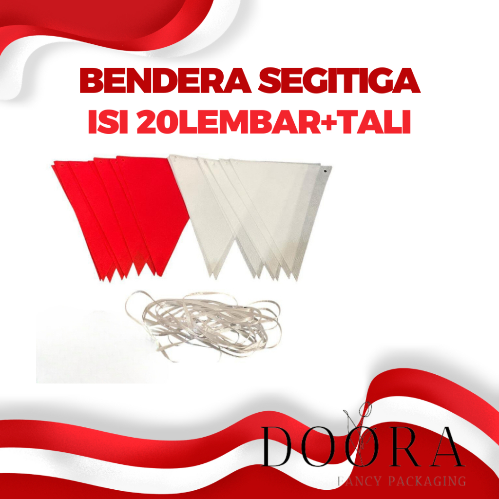 Jual Banner Bendera Merah Putih Segitiga/ Bendera HUT RI / 17 Agustus | Shopee Indonesia