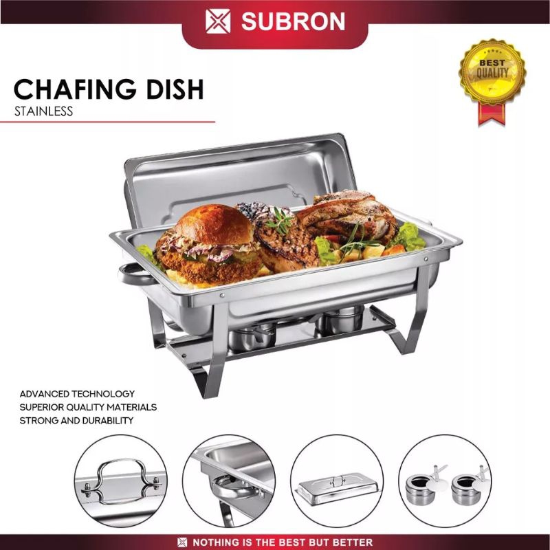 Jual Prasmanan Jumbo Persegi Panjang Stainless Steel / Wadah Saji ...