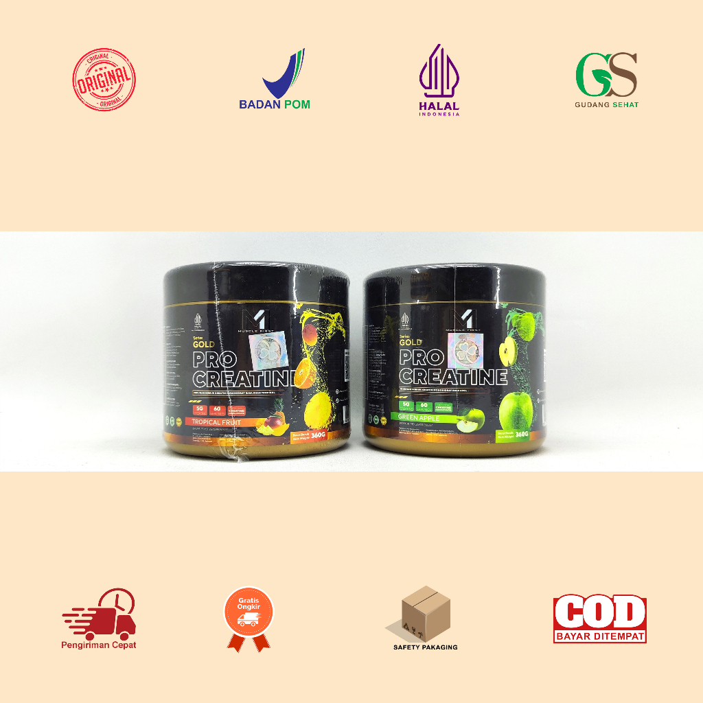 Jual Manado Muscle First Pro Creatine 360 Gram 60 serving Creatine ...