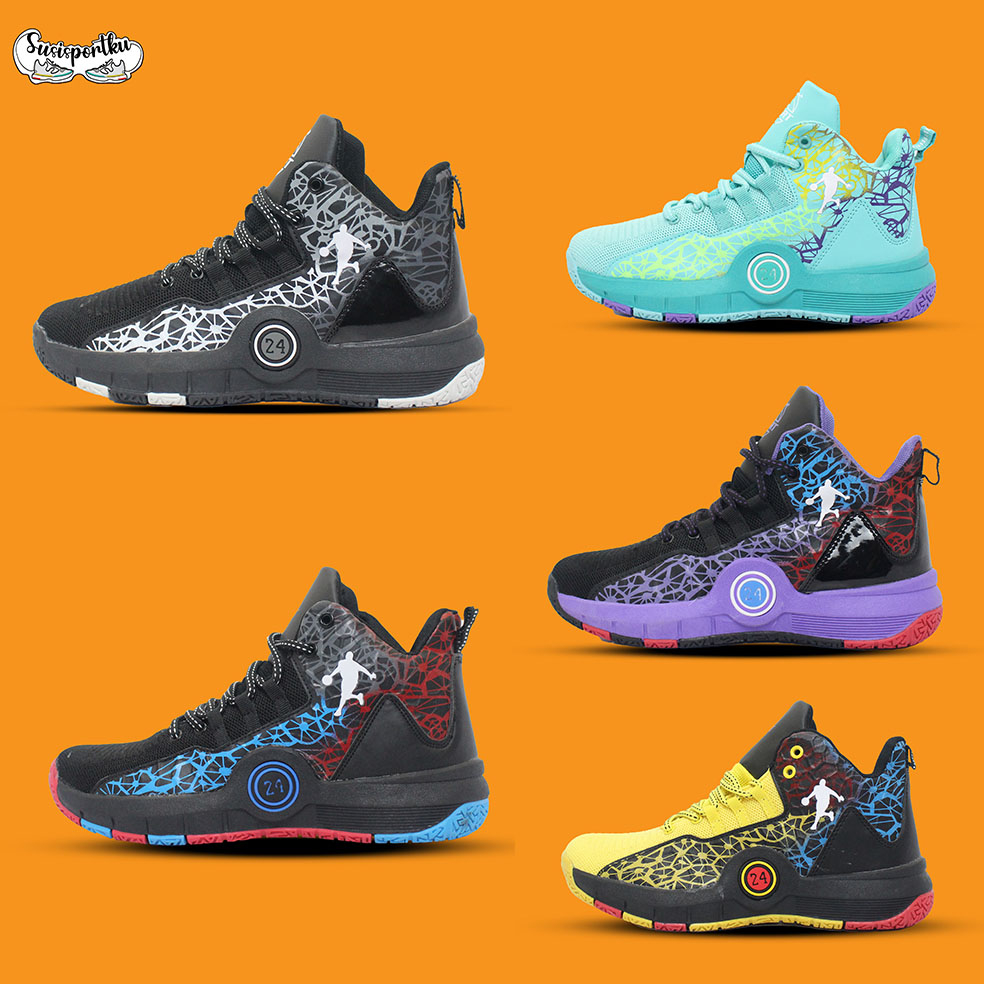 Jual SEPATU BASKET 24 HIGH MICRO TRENDY SIZE 39-45 CF-1 | Shopee Indonesia