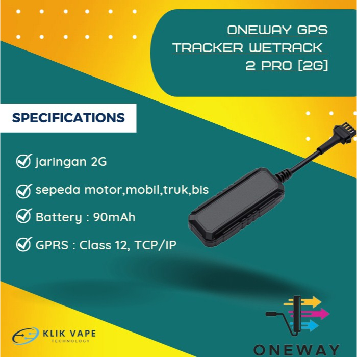 Jual TERMURAH OneWay GPS Tracker Wetrack 2 Pro [2G] | Shopee Indonesia