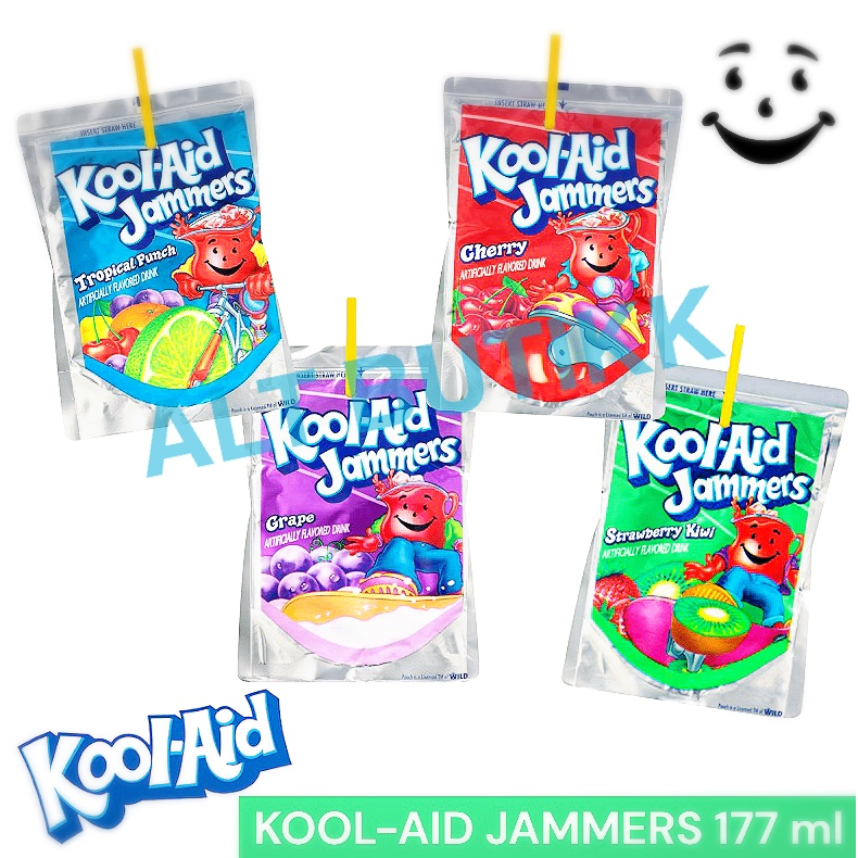 Jual KOOL-AID JAMMERS 177 ML | KOOL AID FLAVORED DRINK POUCH | PRODUCT ...