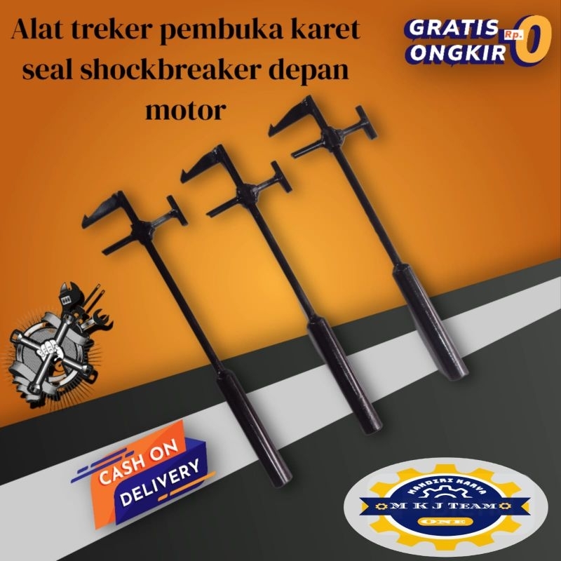 Jual alat treker pembuka karet seal shockbreaker depan motor universal ...
