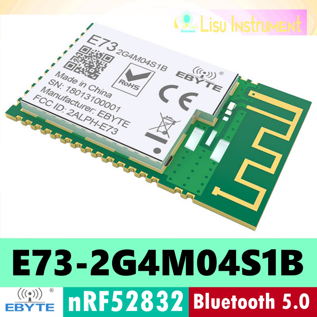 Jual E73-2G4M04S1B nRF52832 Low Energy 2.4GHz Bluetooth 5.0 Module Low Voltage Transmitter ...
