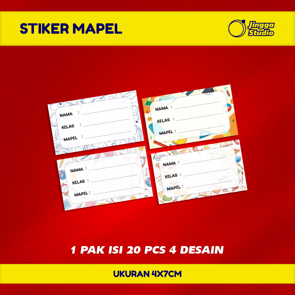 Jual Stiker Mapel Pelajaran Sekolah Aesthetic | Shopee Indonesia