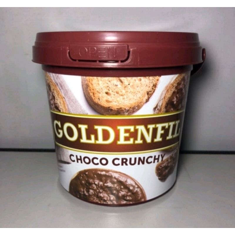Jual Goldenfil choco crunchy, selai goldenfil,olesan roti | Shopee ...