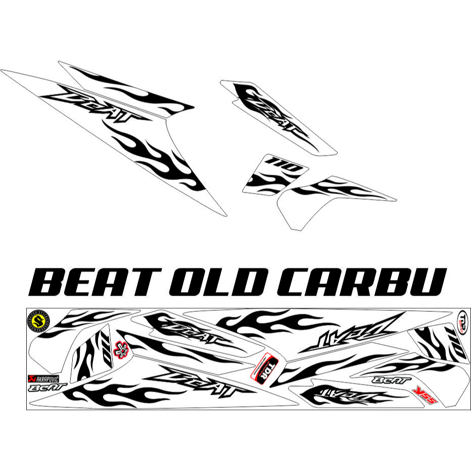 Jual STIKER STRIPING LIS BODY MOTOR BEAT STRIPING HONDA MOTOR BEAT ...