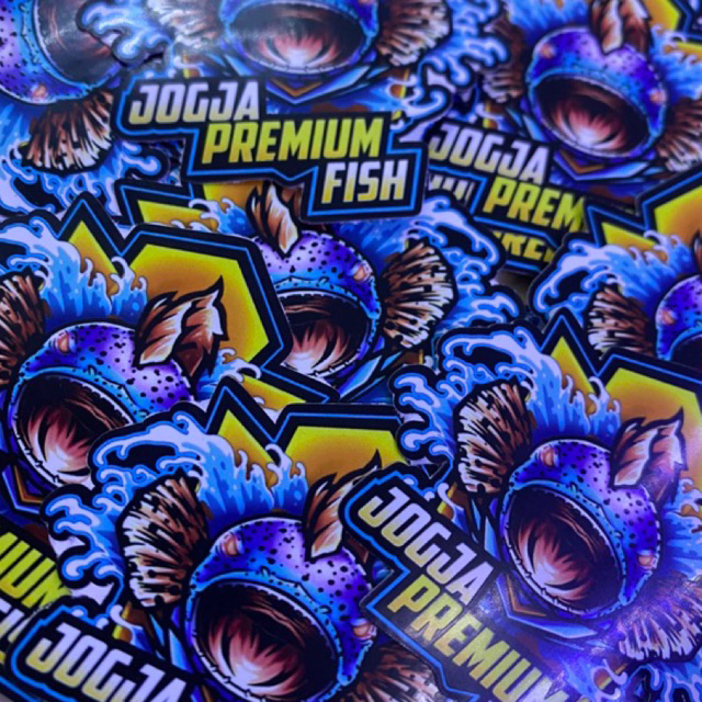 Jual STICKER JOGJA PREMIUM FISH ISI 6 | Shopee Indonesia