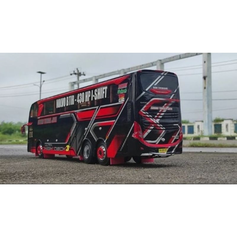 Jual Miniatur bus pariwisata Basuri telolet full strobo | Shopee Indonesia