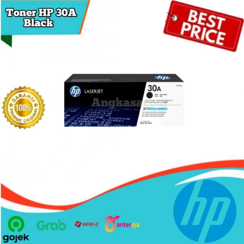 Jual Toner HP 30A Black Original LaserJet Cartridge (CF230A) | Shopee Indonesia
