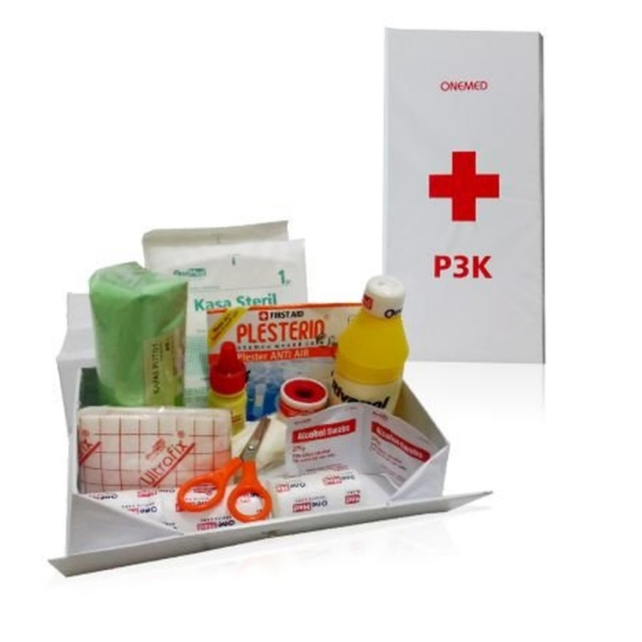 Jual Kotak P3K Mobil ONEMED + Isi Lengkap / Kotak P3K + Isi | Shopee ...
