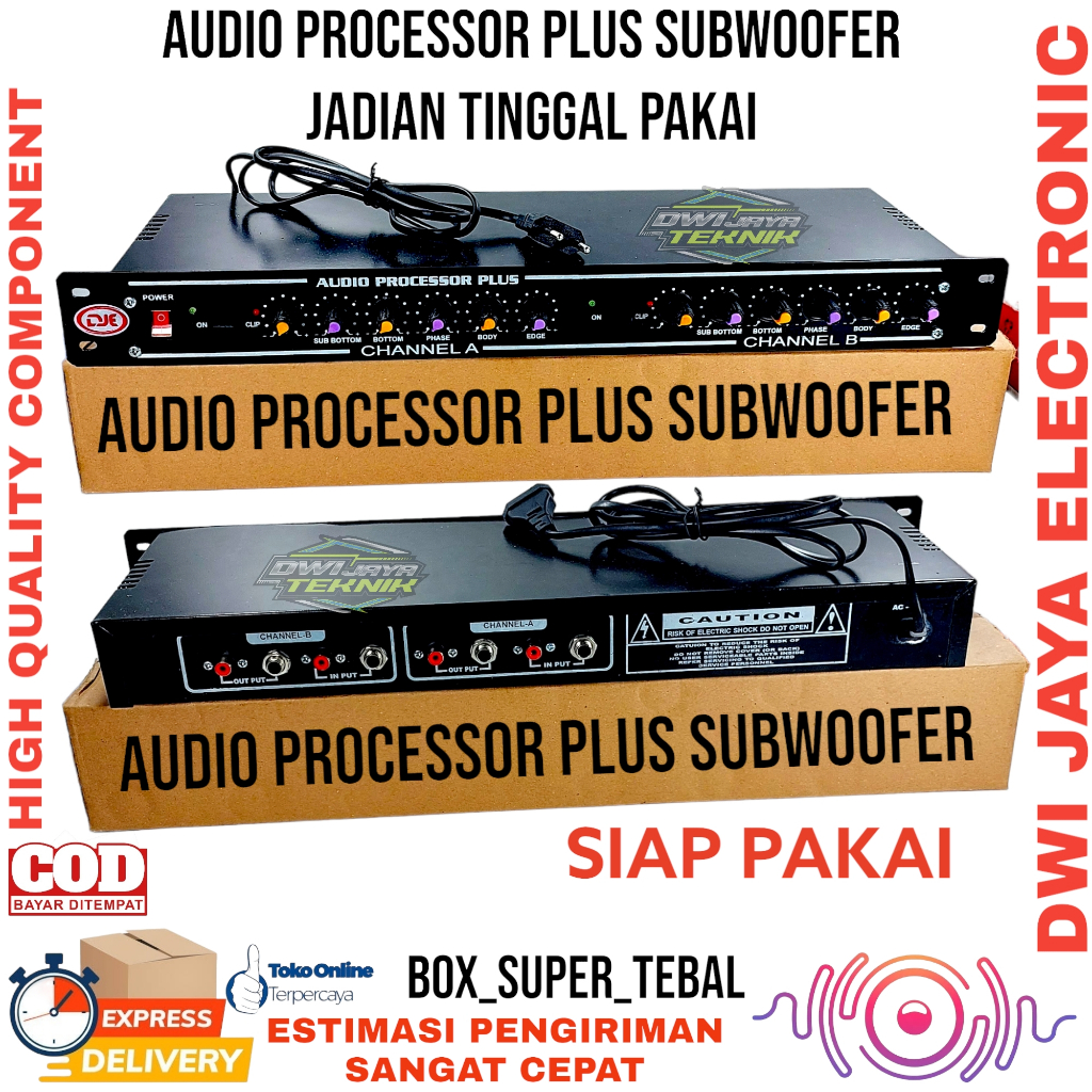 Jual Audio processor plus subwofer siap pakai | Shopee Indonesia