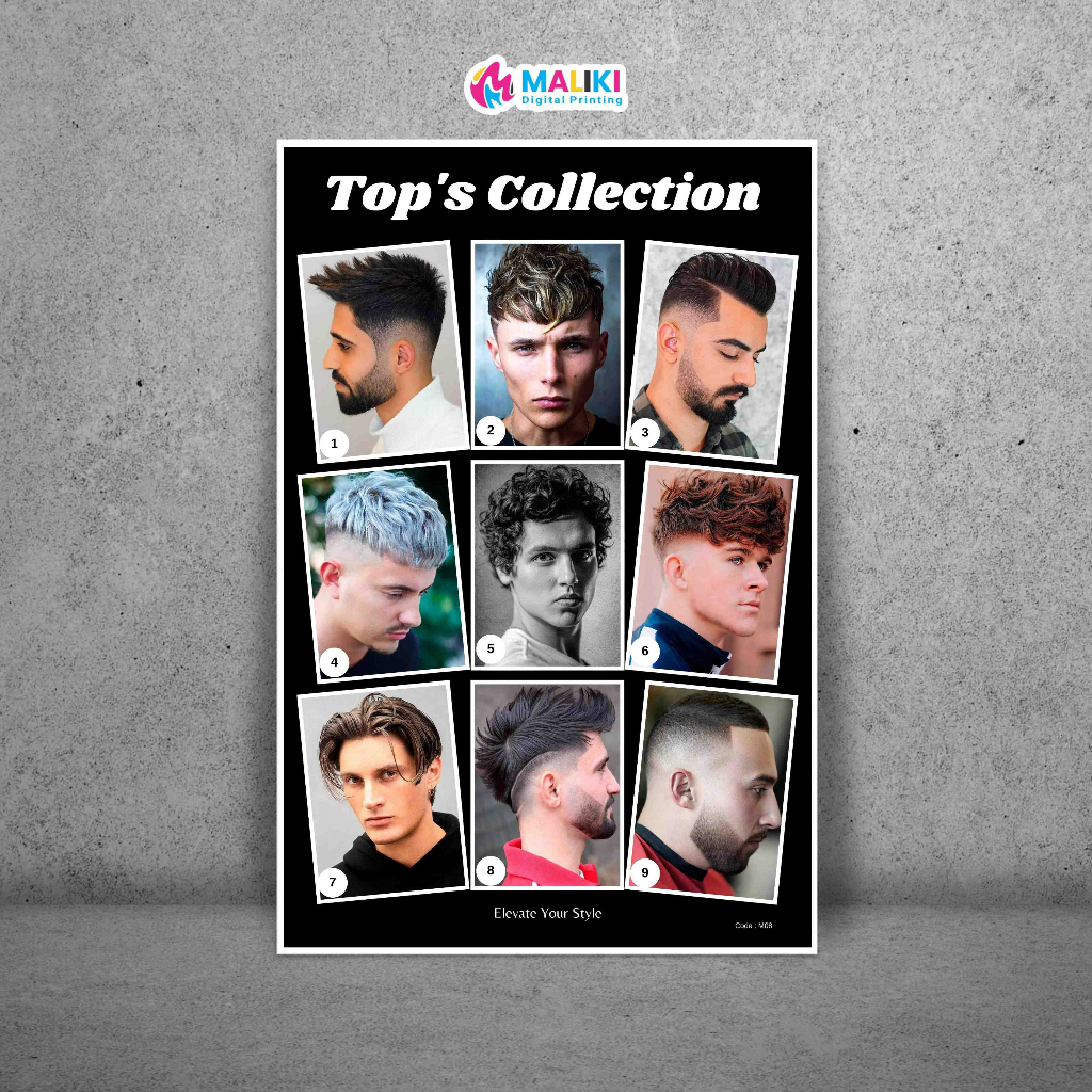 Jual POSTER POTONG RAMBUT PRIA Kekinian 2022 | Shopee Indonesia