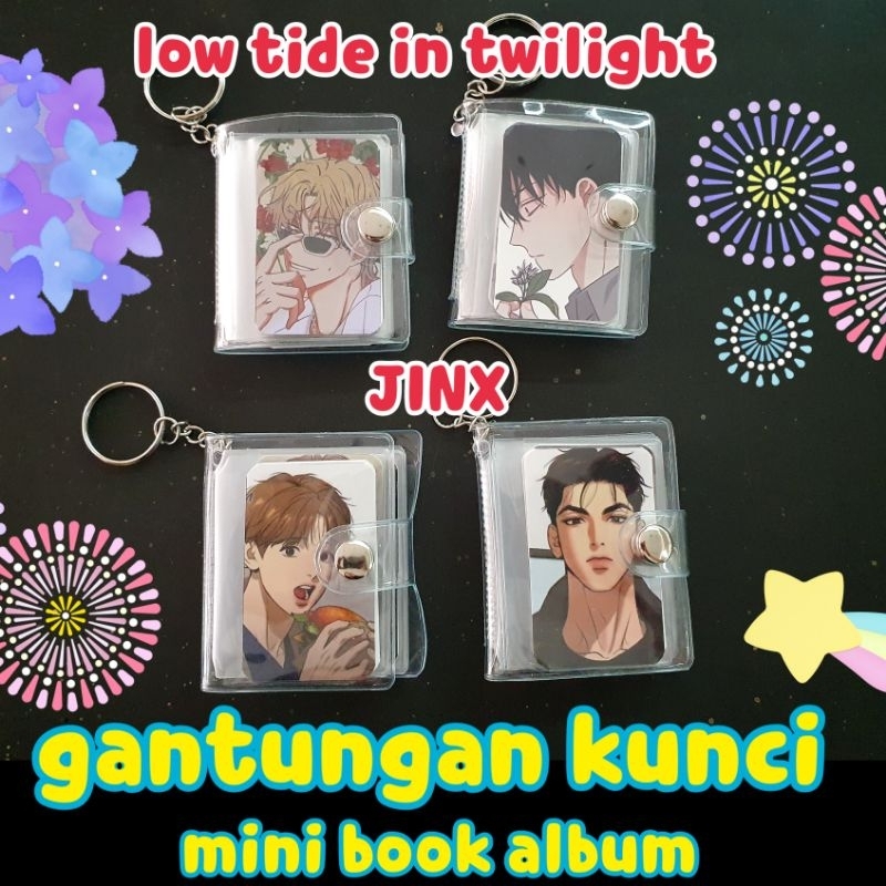Jual gantungan kunci mini book/foto album karakter manhwa jinx, low ...