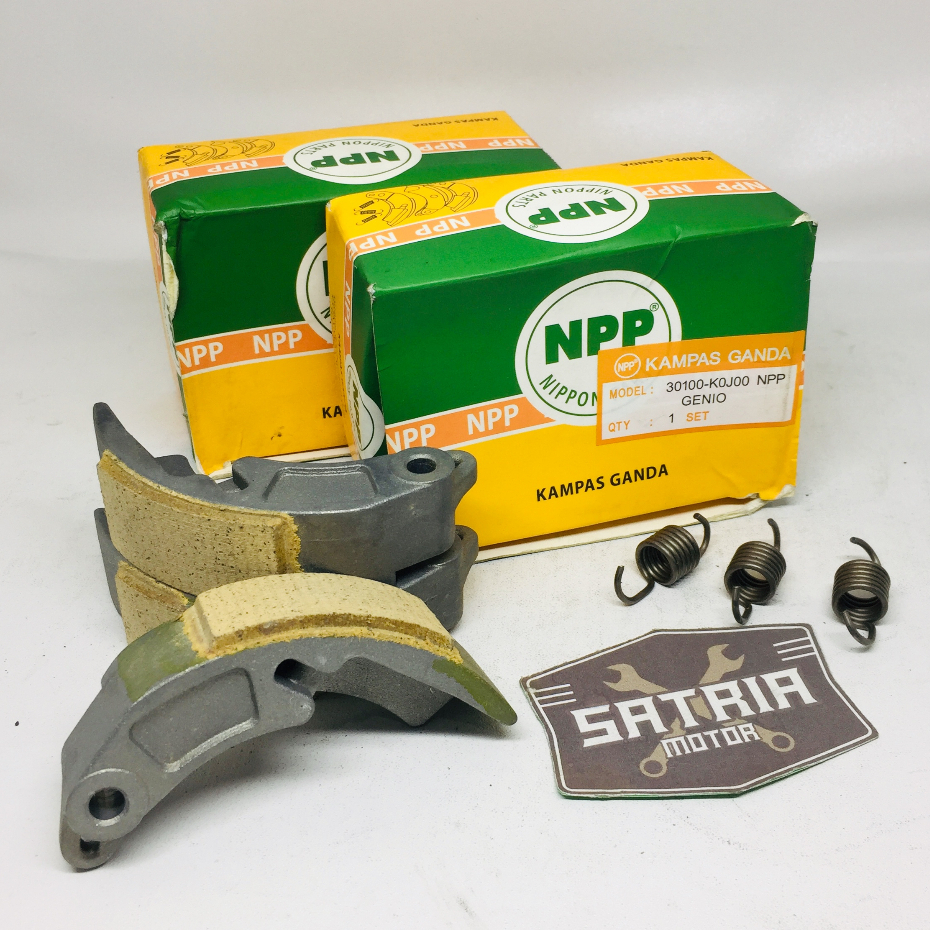 Jual KAMPAS GANDA ONLY MERK NPP MOTOR MATIC HONDA GENIO/BEAT 2020/SCOOPY LED 2020 KODE 30100 ...