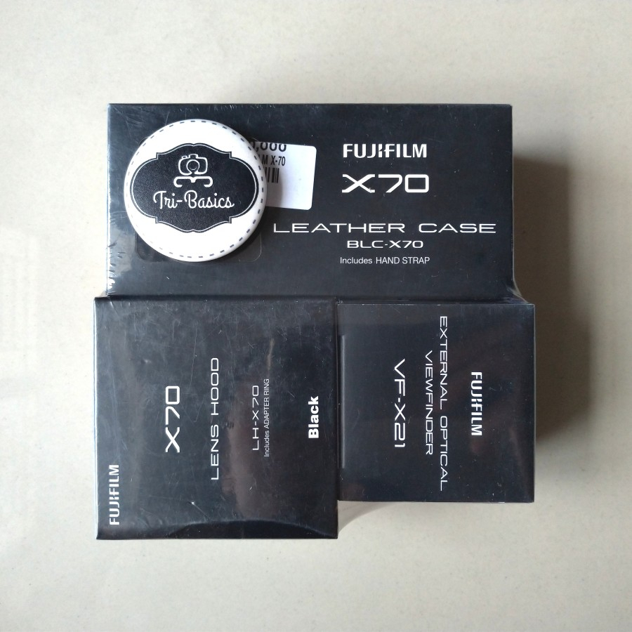 Jual Fujifilm X70 Leather Case Lens Hood Optical ViewFinder LH X70 BLC ...