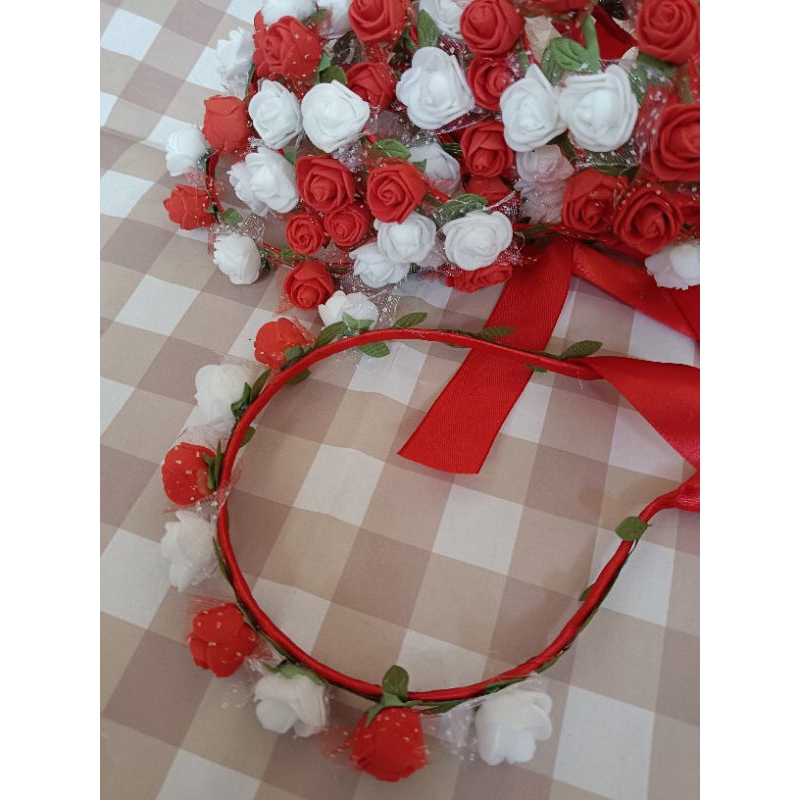 Jual bando bunga merah putih | Shopee Indonesia