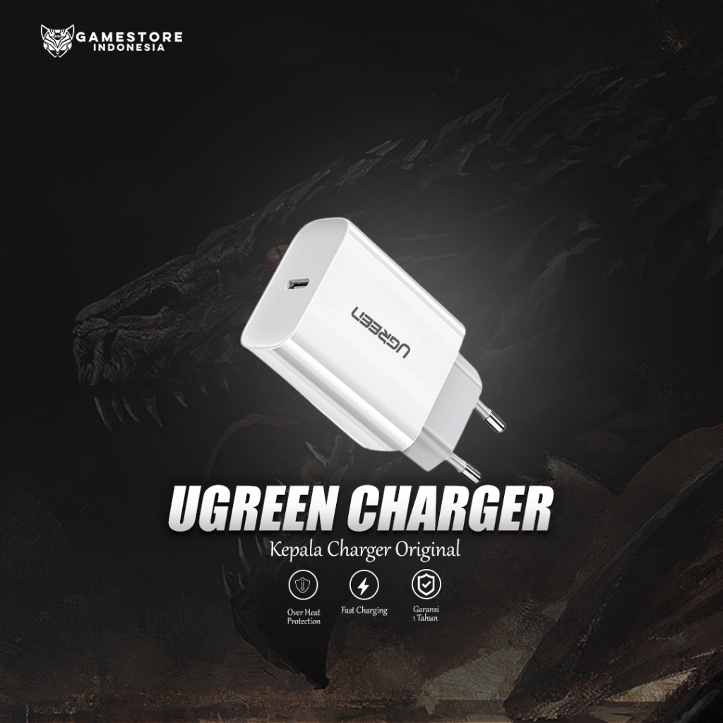 Jual UGREEN Kepala Charger USB-C FAST Charging 20w, 30w, 45w - Original ...