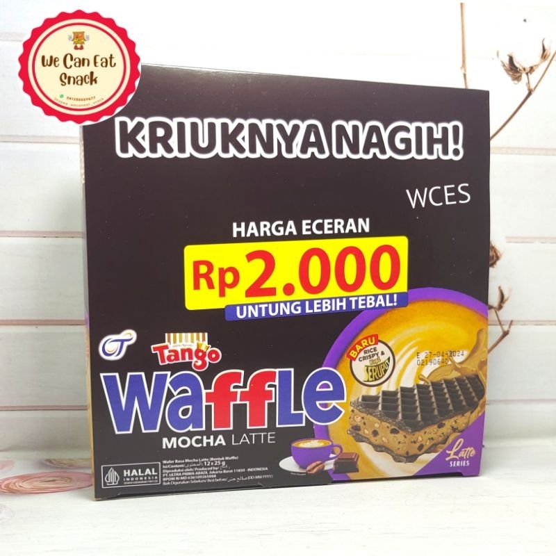 Jual Biskuit Wafer Tango Waffle All Varian 25gr (per Box isi 12 ...