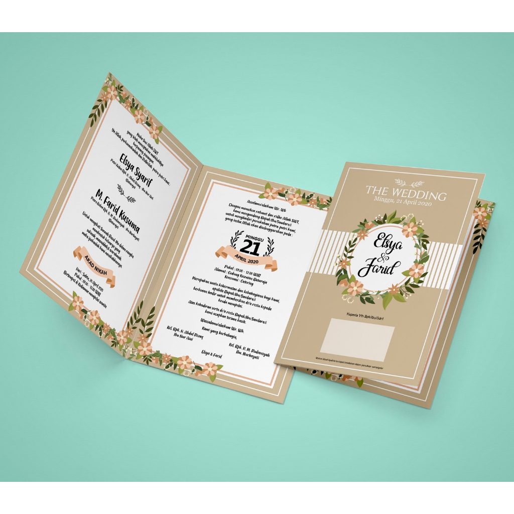 Jual Undangan Perkawinan / Undangan pernikahan / Undangan Murah ...