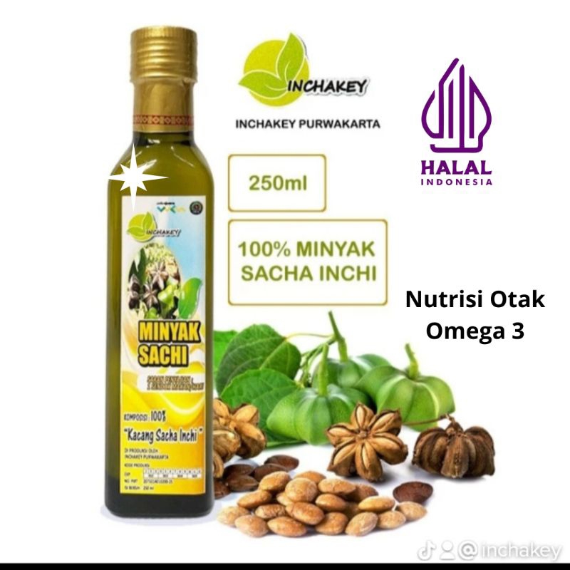 Jual Sacha Inchi oil/Minyak Inchakey Omega 3,6,9 saca inci dpl tinggi ...