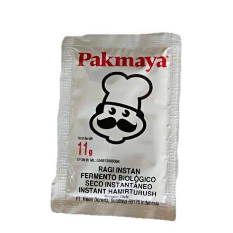 Jual RAGI INSTAN PAKMAYA 11 GR ( 1 SACHET ) | Shopee Indonesia