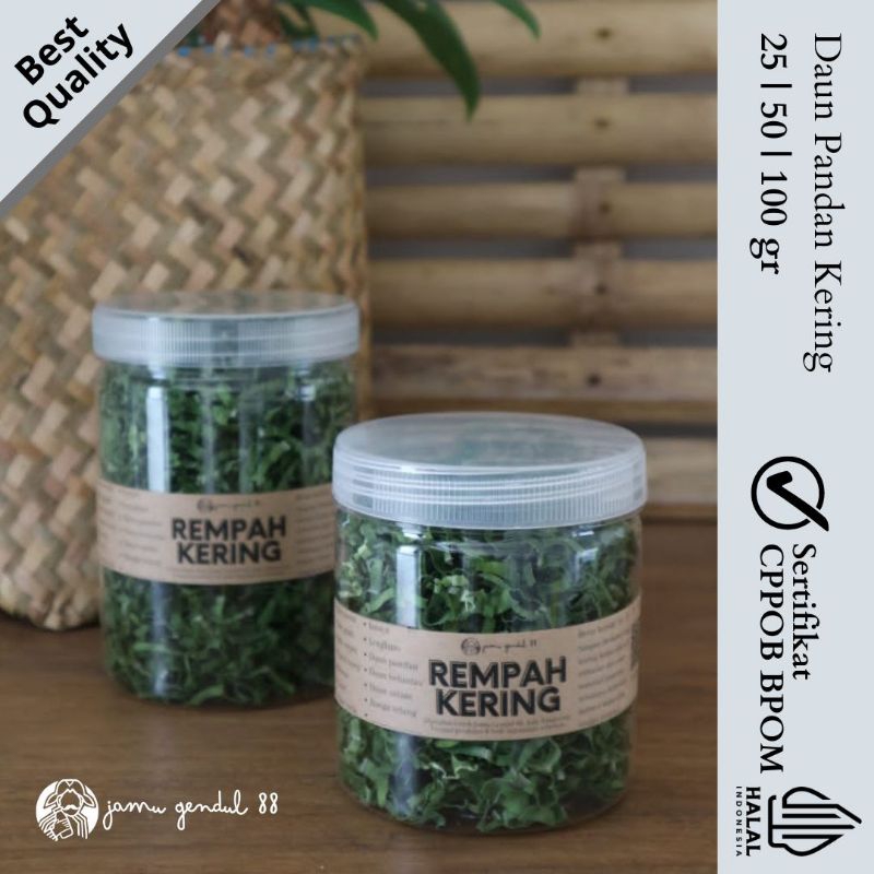 Jual Daun Pandan Wangi Iris Kering - Teh Pandan - Herba Kering by Jamu ...