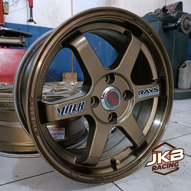 Jual VELG SECOND | VOLK RAYS TE37 R15 PCD 4X100 BUAT VIOS YARIS ETIOS ...