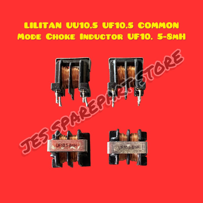 Jual LILITAN UU10.5 UF10.5 COMMON Mode Choke Inductor UF10. 5-8mH ...