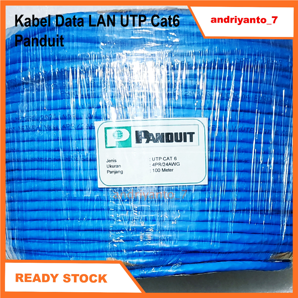 Jual Kabel Data LAN UTP Cat6 PANDUIT 100 Meter | Shopee Indonesia