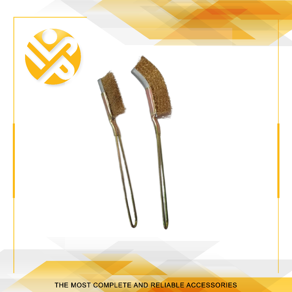 Jual Sikat Kawat Gagang Besi / Sikat Baja Bengkok Lurus | Shopee Indonesia