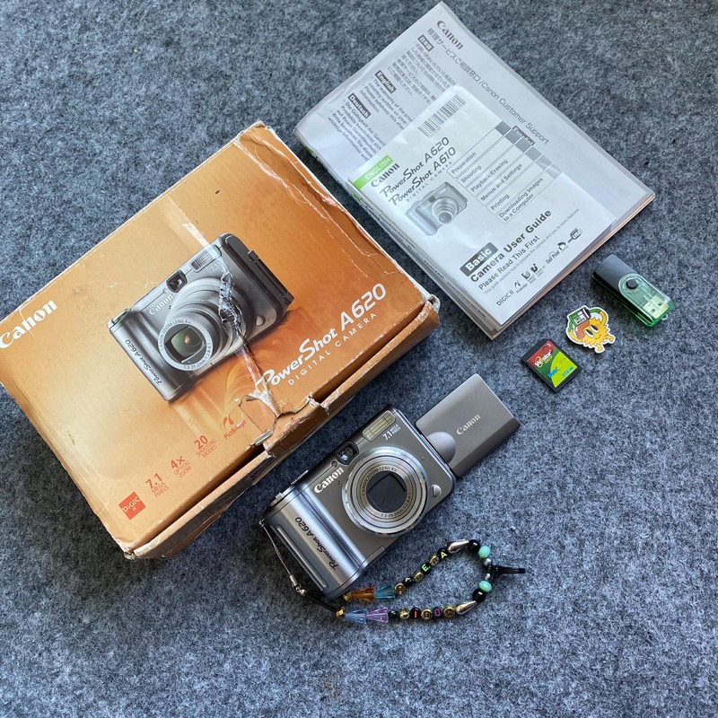 Jual kamera digicam digital CANON POWERSHOT A620 fullset normal mulus ...